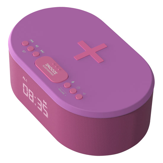 i-box Dawn Bedside Alarm Clock with Wireless Charging