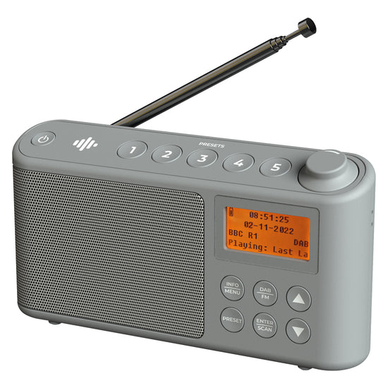 i-box Spectrum Portable DAB/DAB+/FM Radio with 5 Favourite Buttons