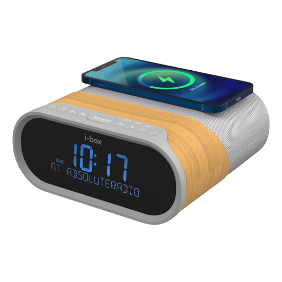 i-box Daybreak Bedside Alarm Clock with DAB Radio